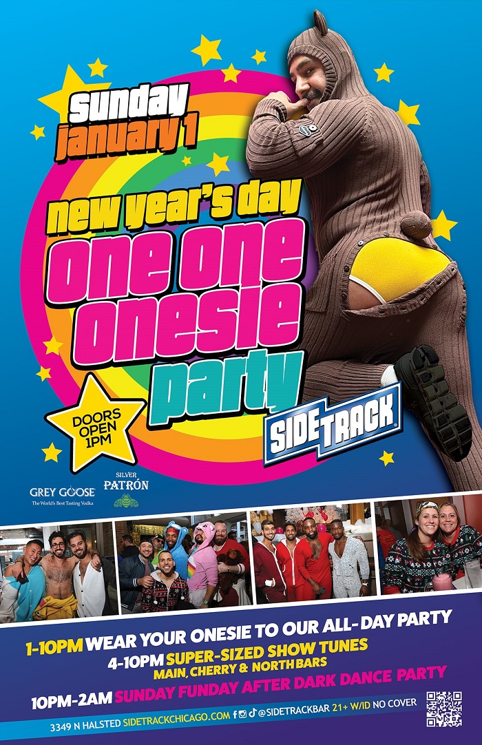 onesieposter2023 - Sidetrack Chicago