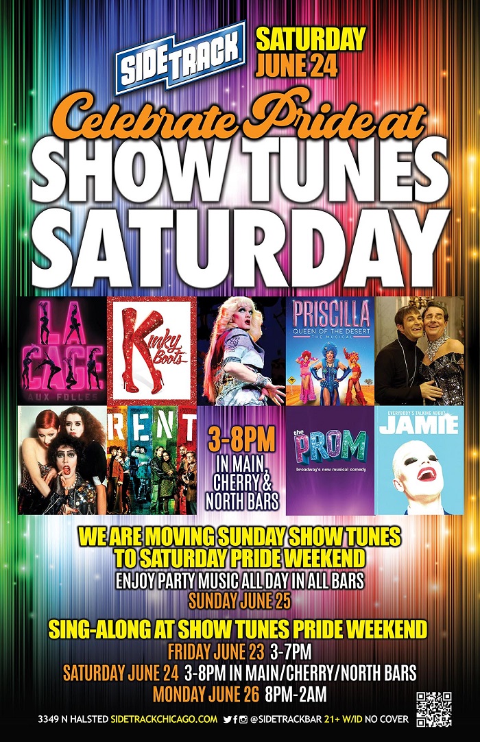 saturdayprideshowtunes - Sidetrack Chicago