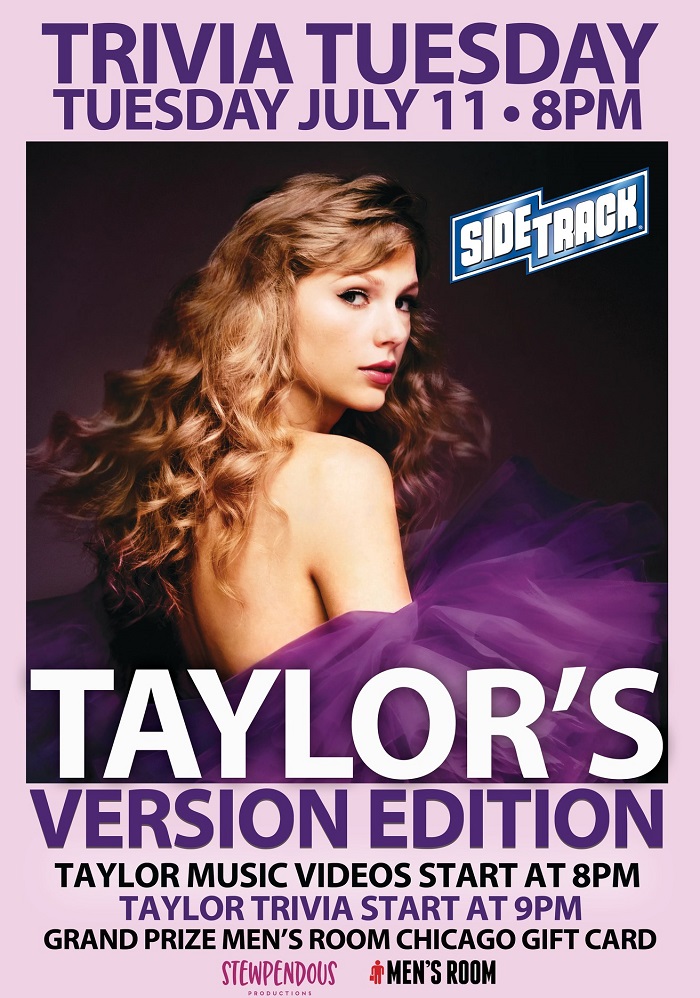 taylortriviajuly2023 - Sidetrack Chicago