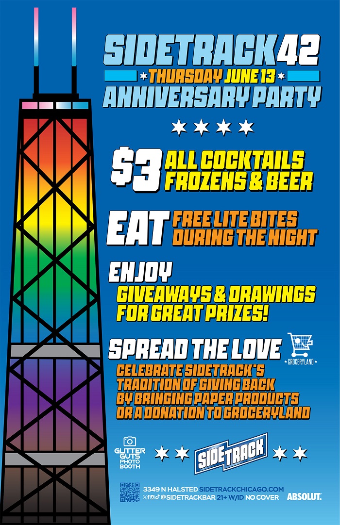 AnniversaryPoster - Sidetrack Chicago